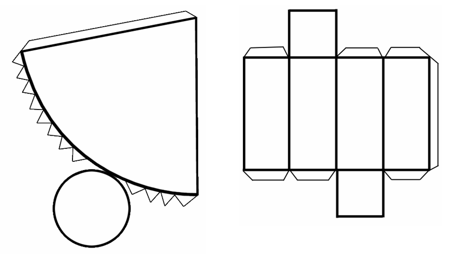 Desarrollo de cuerpos geométricos para imprimir - Imagui Desarrollo de cuerpos geométricos para imprimir - Imagui