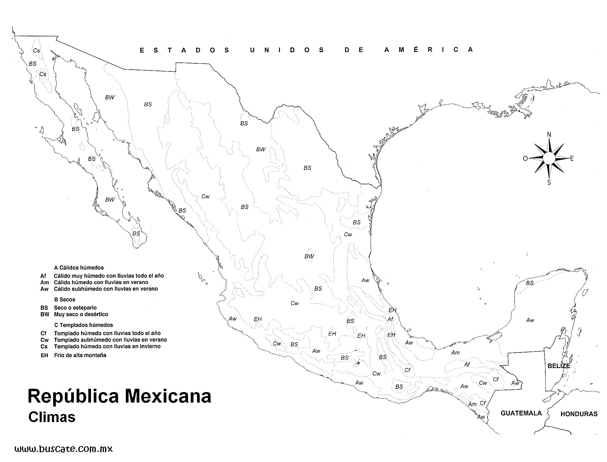 Mapa De Climas De Mexico Clima En México, Hoy 17 De Abril: Frente